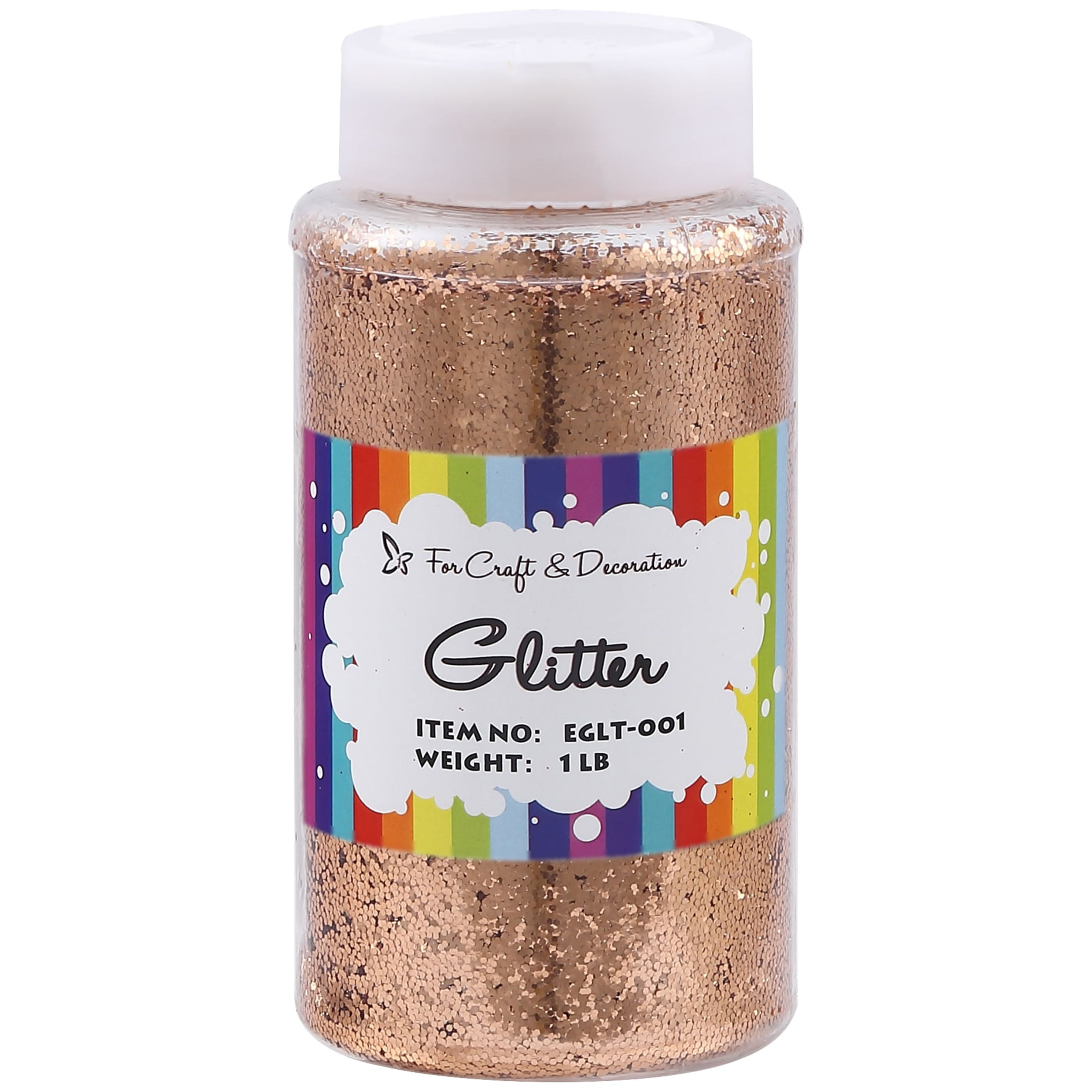 1 pound bottled DIY Art & Craft Chunky Glitter for Craft and Decoration ...