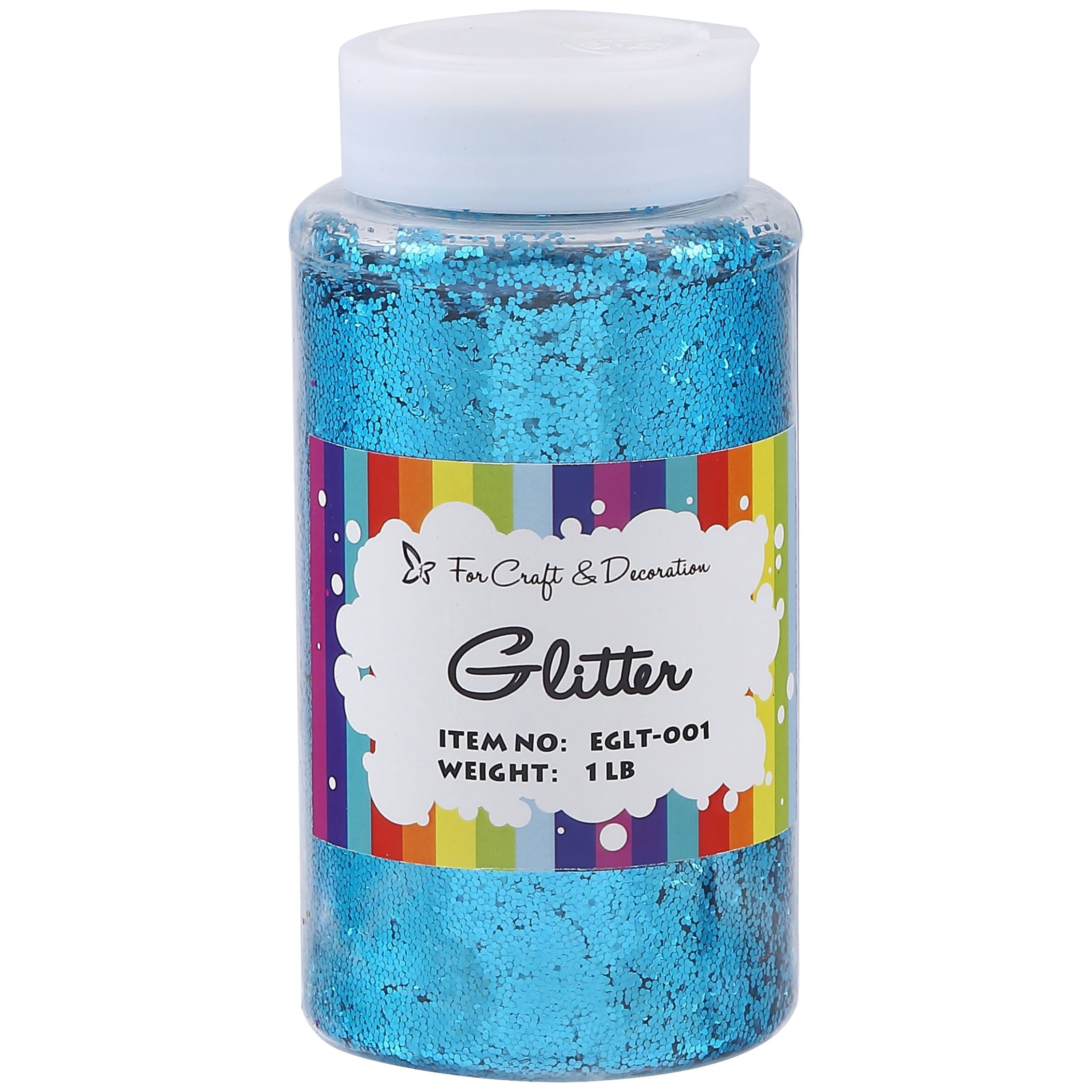 1 pound bottled DIY Art & Craft Chunky Glitter for Craft and Decoration ...