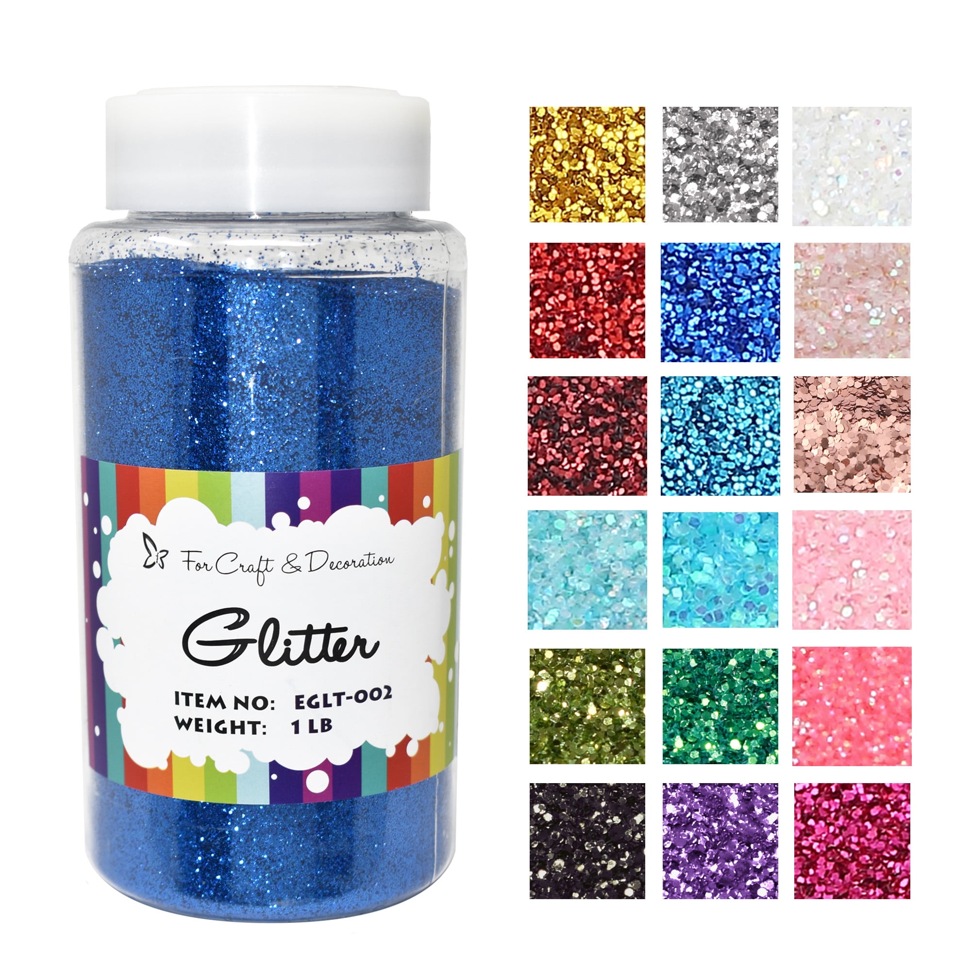 1 pound bottled DIY Art & Craft fine Glitter for Craft and Decoration ...