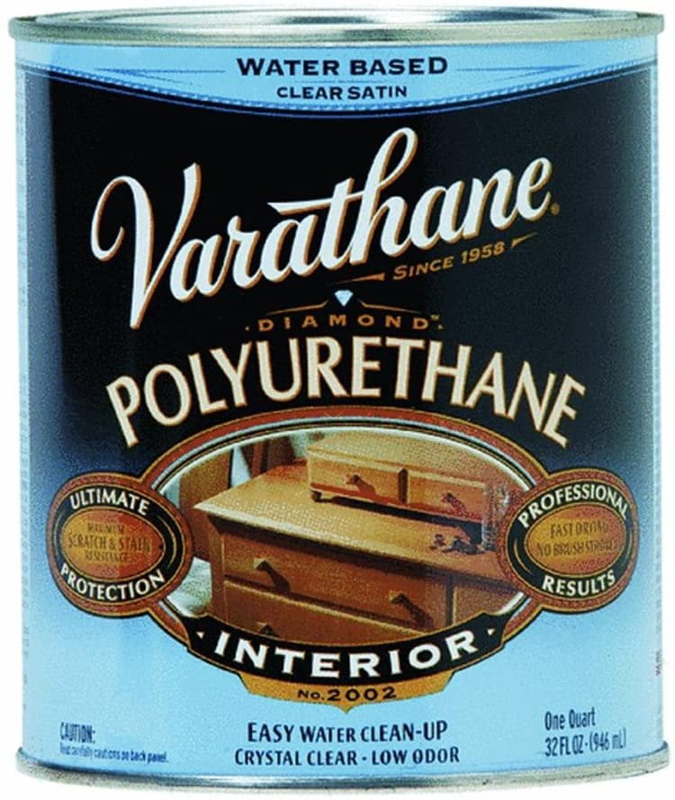 1-qt. Clear Satin Water-Based Indoor Polyurethane 2-Pack - Walmart.com