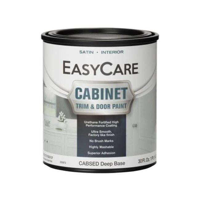 1 qt. Deep Base Acrylic Polyurethane Cabinet Door & Trim Paint, Stain ...