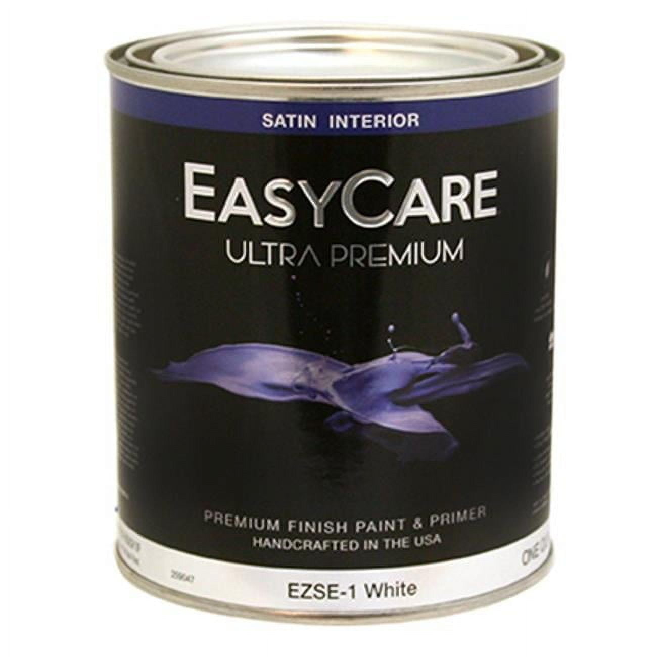 1 qt Easy Care Interior Satin Latex Enamel - White - Walmart.com