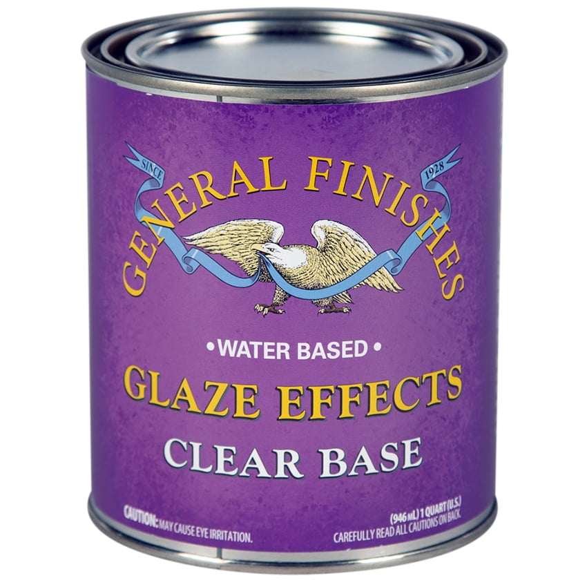 1 qt General Finishes QTCB Clear Glaze Effects Water-Based Translucent Color - Walmart.com