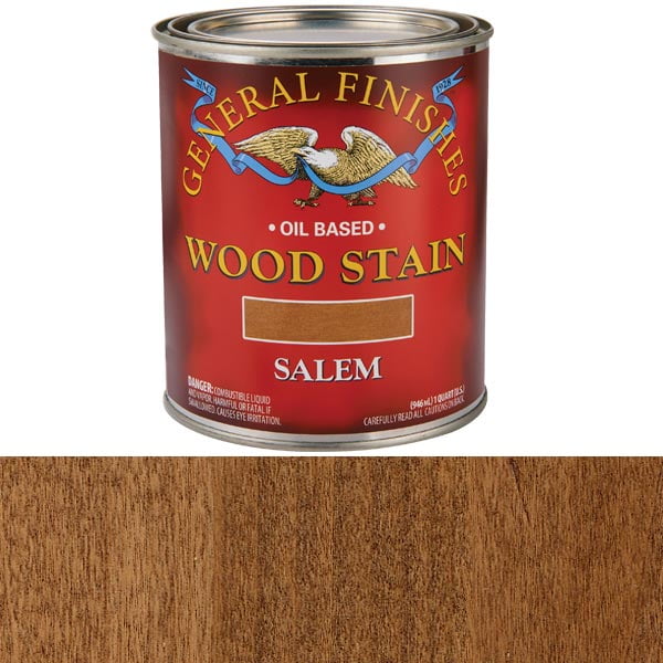1 qt General Finishes SAQT Salem Wood Stain Oil-Based Penetrating Stain ...