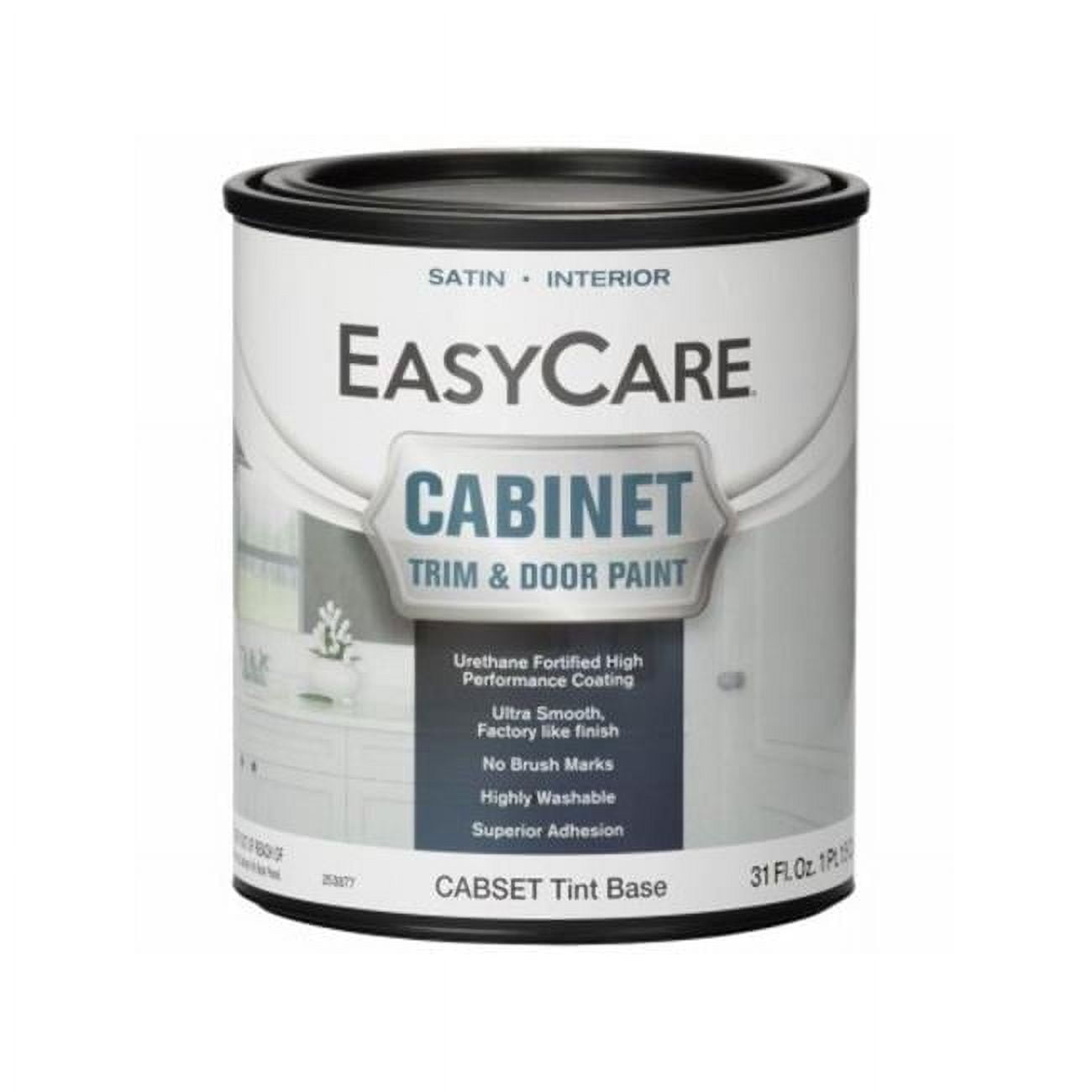 1 qt. Tint Base Acrylic Polyurethane Cabinet Door & Trim Paint, Stain ...