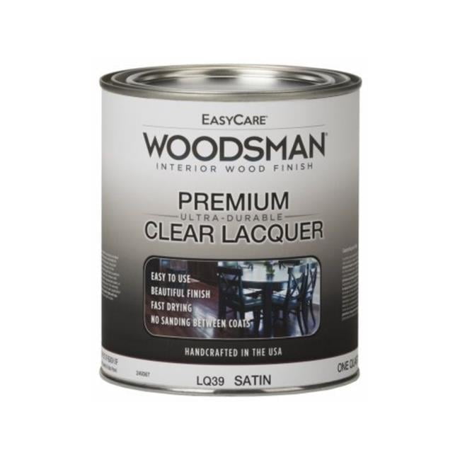 1 qt. Woodsman Protective Finish Lacquer for Wood & Metal, Clear Stain ...