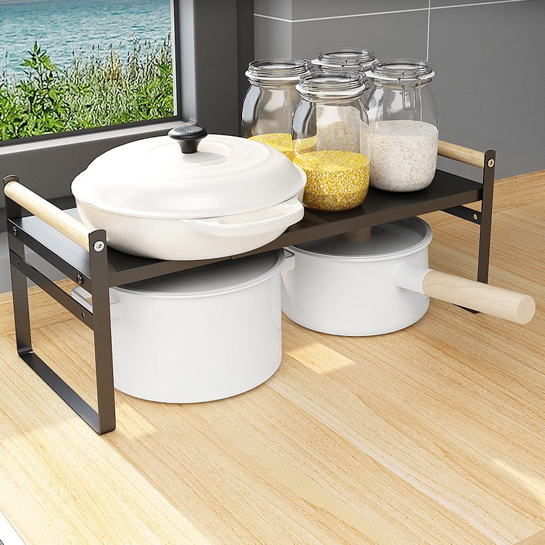 1 retractable frames-Expandable Cabinet Shelf Organizer,Stackable ...