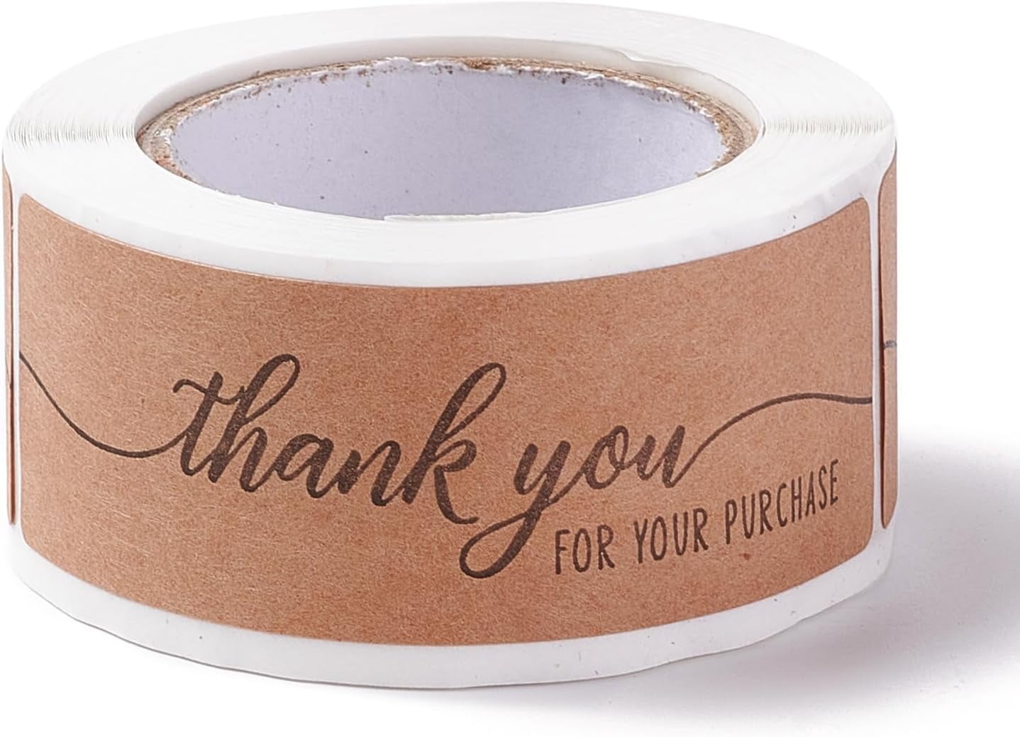 1 roll 120pcs Rec Thank You Theme Paper Stickers Self Adhesive Roll ...