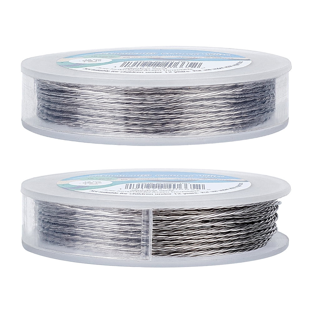 1 roll 1MM 49FT Twist Stainless Steel Wire Stainless Bead String Wire ...