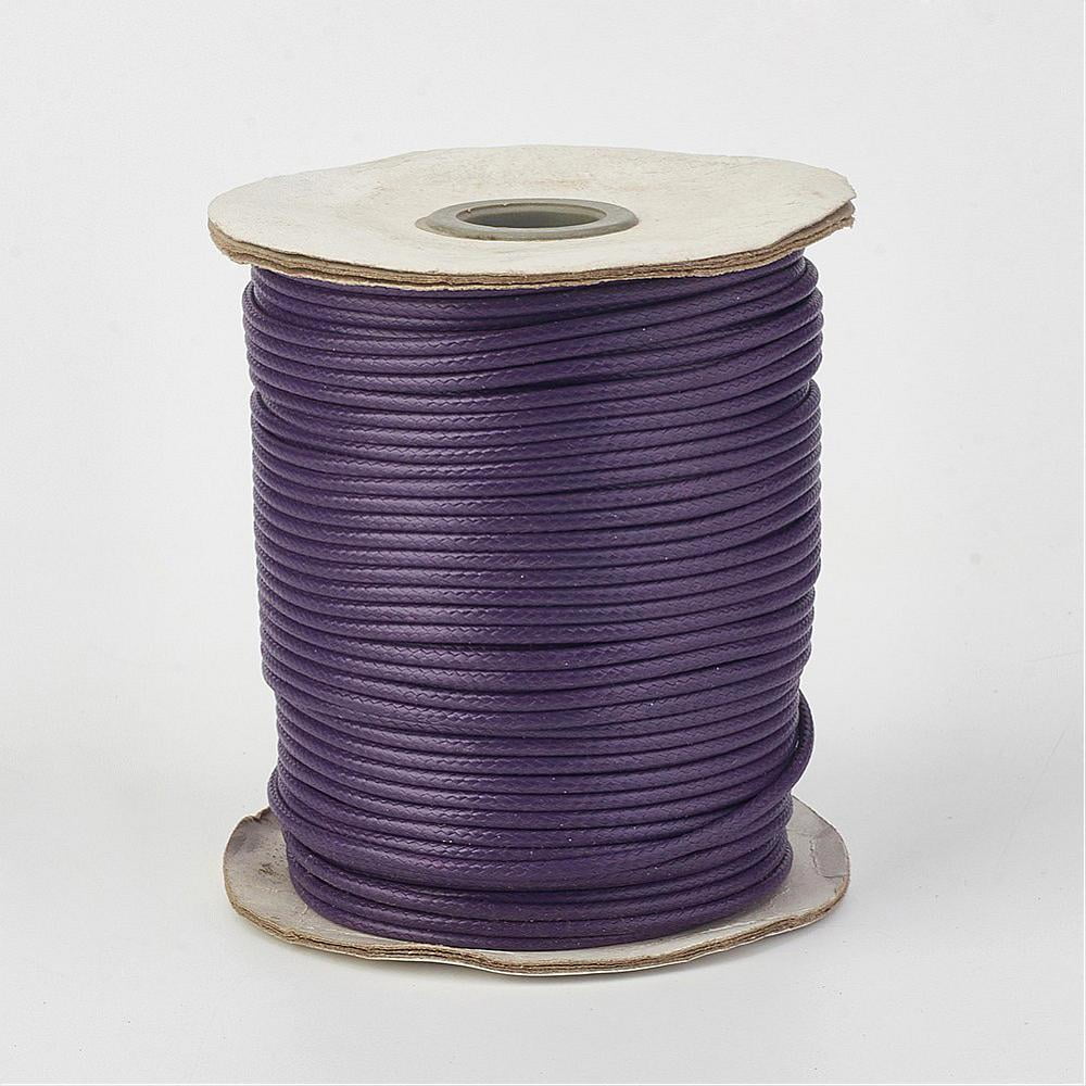 1 roll Eco-Friendly Korean Waxed Polyester Cord Indigo 2mm 90yards/roll ...