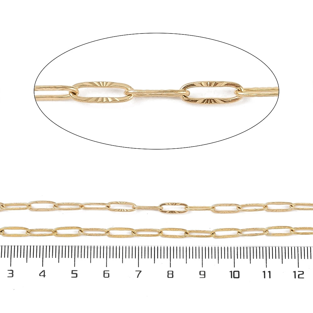 1 roll Ion Plating(IP) 304 Stainless Steel Link Chains with Spool ...