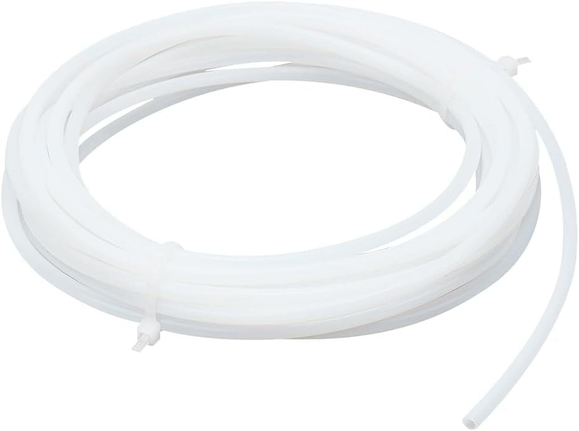 1 roll PTFE Resistant Hose Tubing White 4mm Inner Diameter: 2.5mm 5m ...