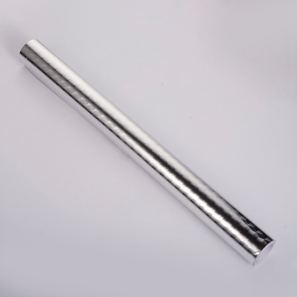 1 roll Self Adhesive Kitchen Aluminum Wallpaper Stickers Oil Proof ...