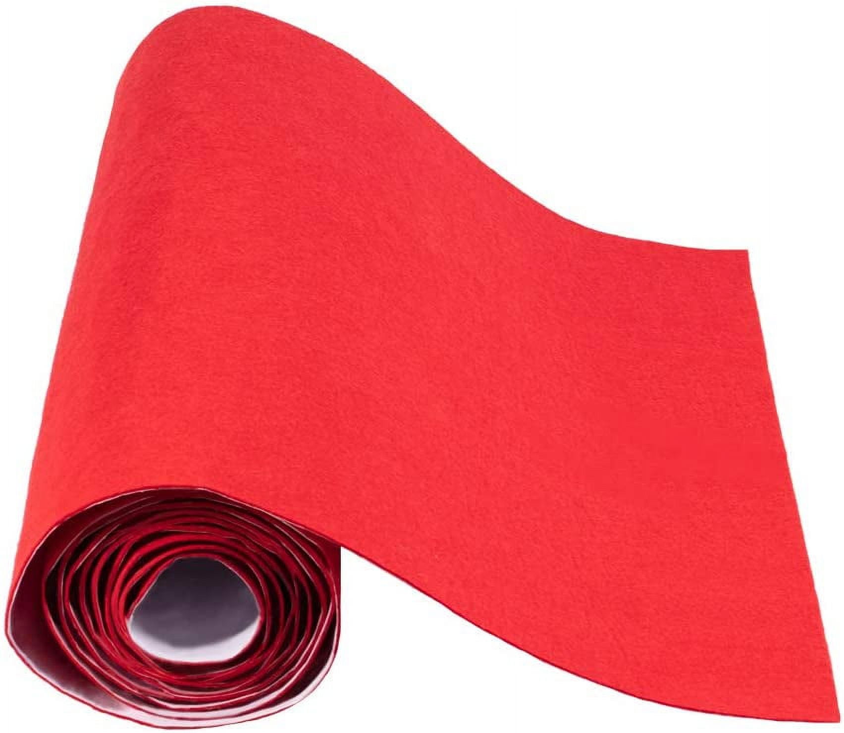1 roll Self-adhesive Felt Fabric DIY Crafts Red 40x0.1cm 2m/roll ...