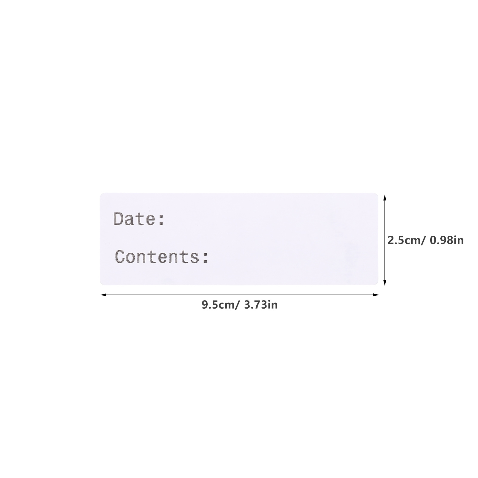 1 roll of Blank Massage Labels Food Labels Note Marking Label Stickers ...