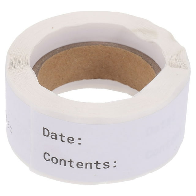 1 roll of Blank Writable Sticker Food Date Marking Stickers Blank Date ...