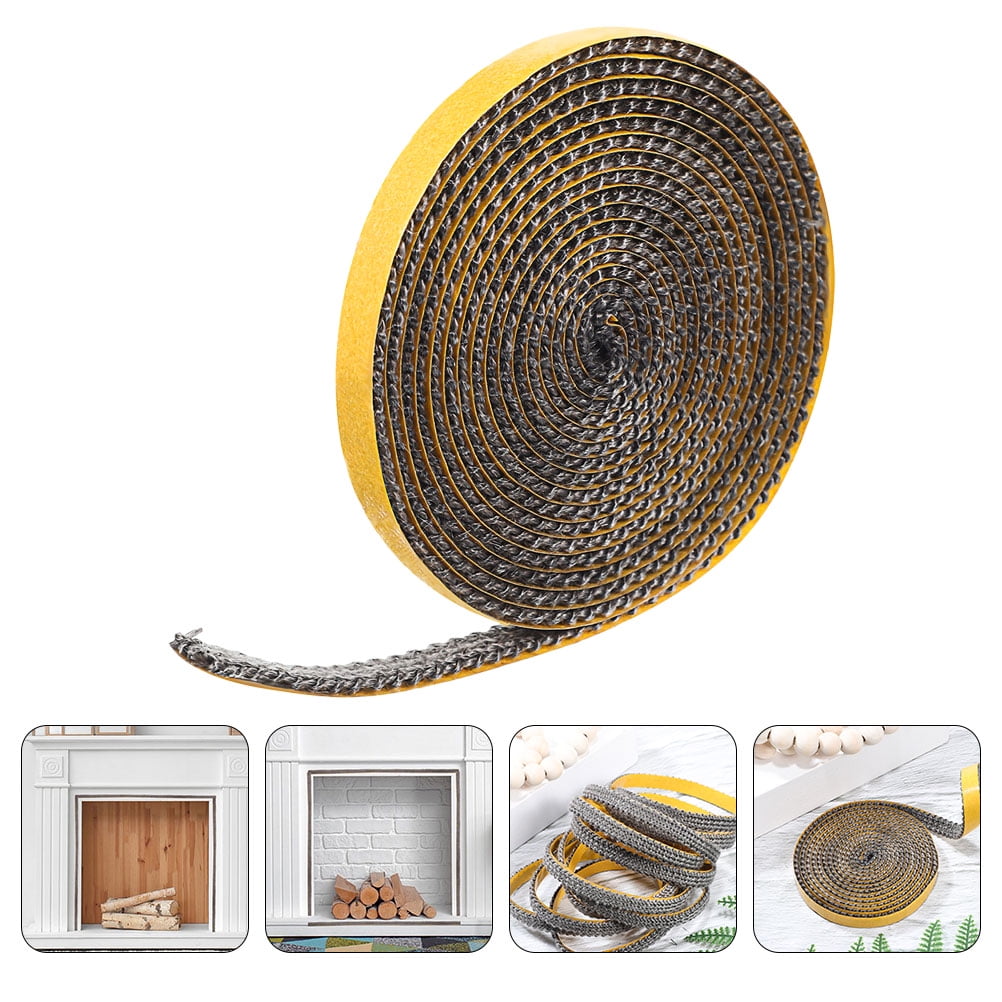 1 roll of Flat Stove Rope Wood Stove Sealing Rope Fiberglass Flat Rope ...