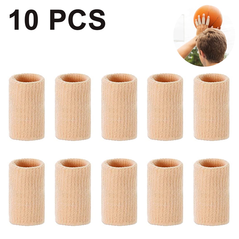 1 set/10 Pieces Finger Sleeves Thumb Braces Support Elastic Compression ...