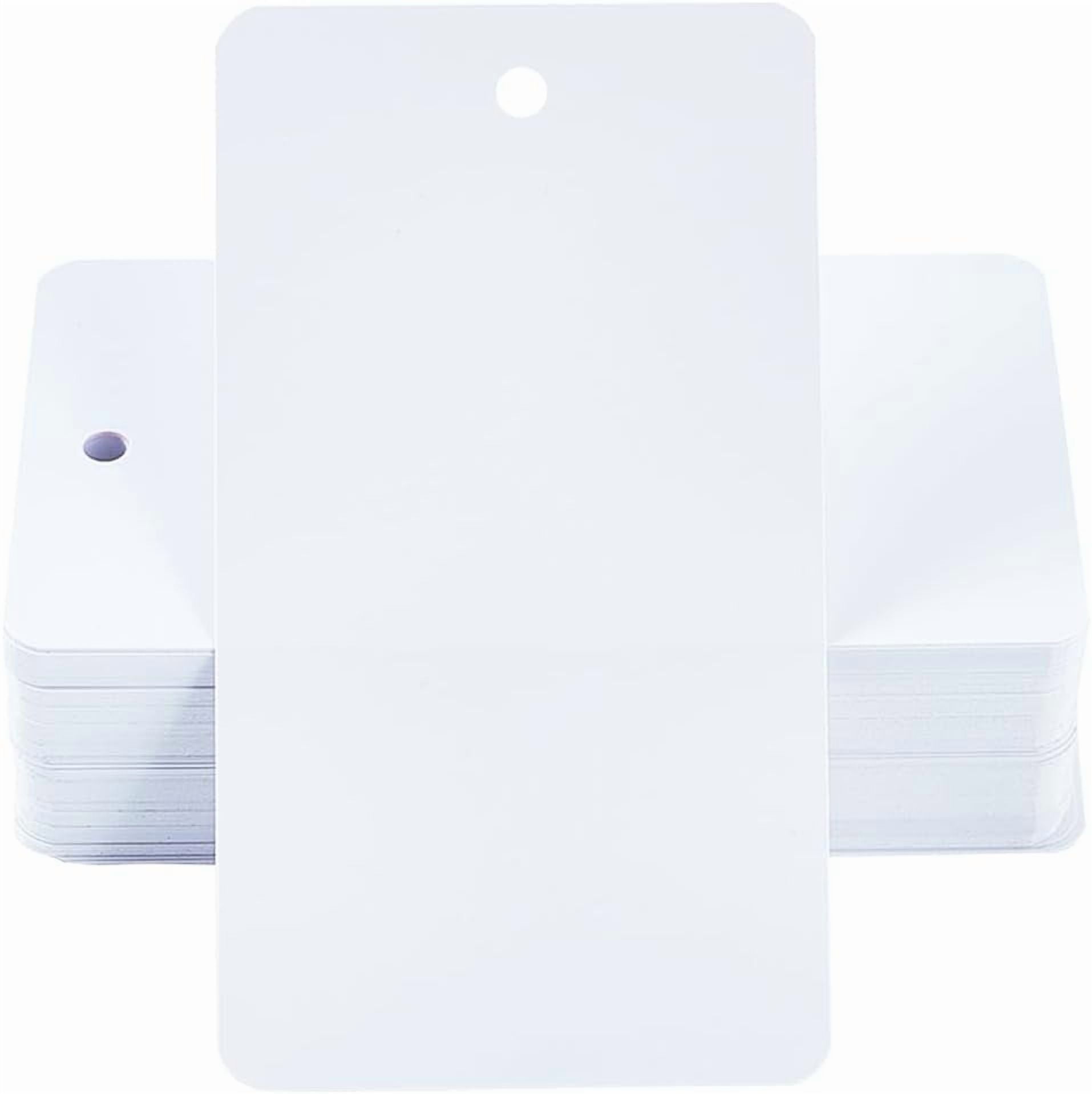 1 set 100Pcs Blank White Shipping Tags Waterproof Plastic Tags ...