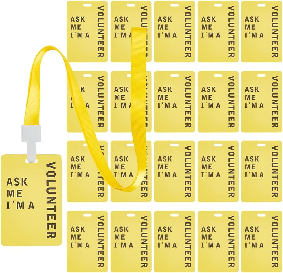 1 set 20pcs Polyester ID Badge Holder Lanyards Neck Strap with 20pcs ...