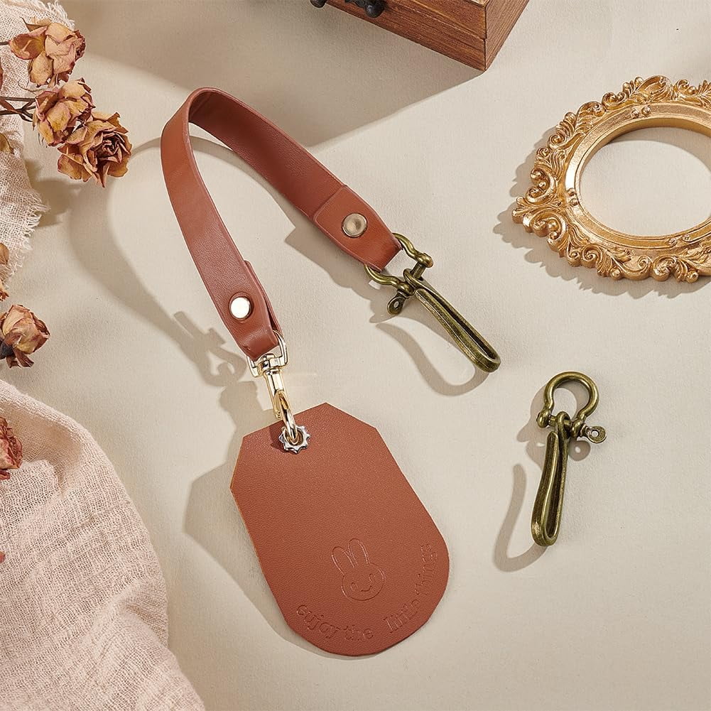 1 set 2pcs Alloy Shackle Clasps with S Hook Clasps Car Keychain for Men ...