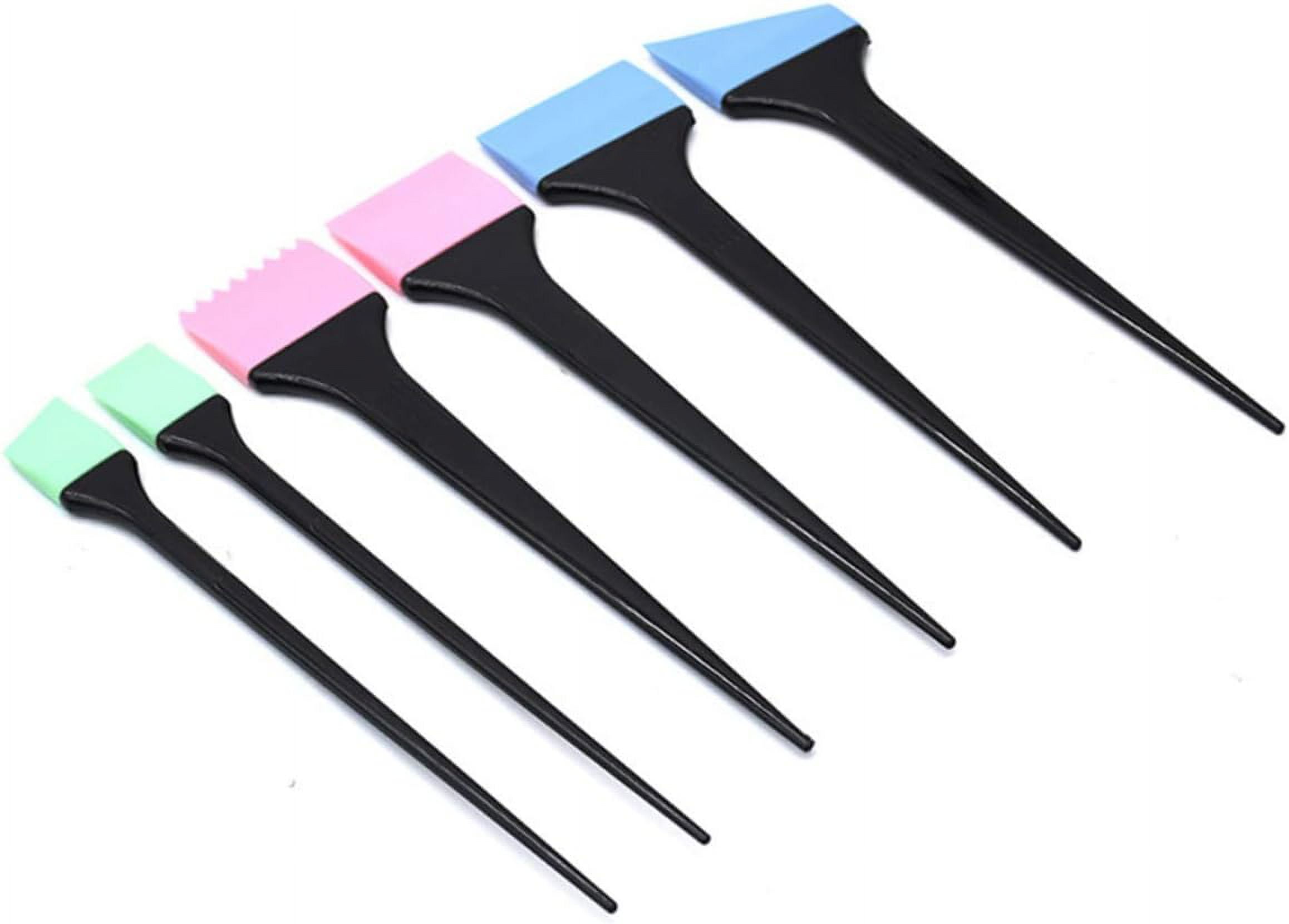 1 set 6pcs Applicators Highlighting DIY Brush Salon for Tinting Dye ...