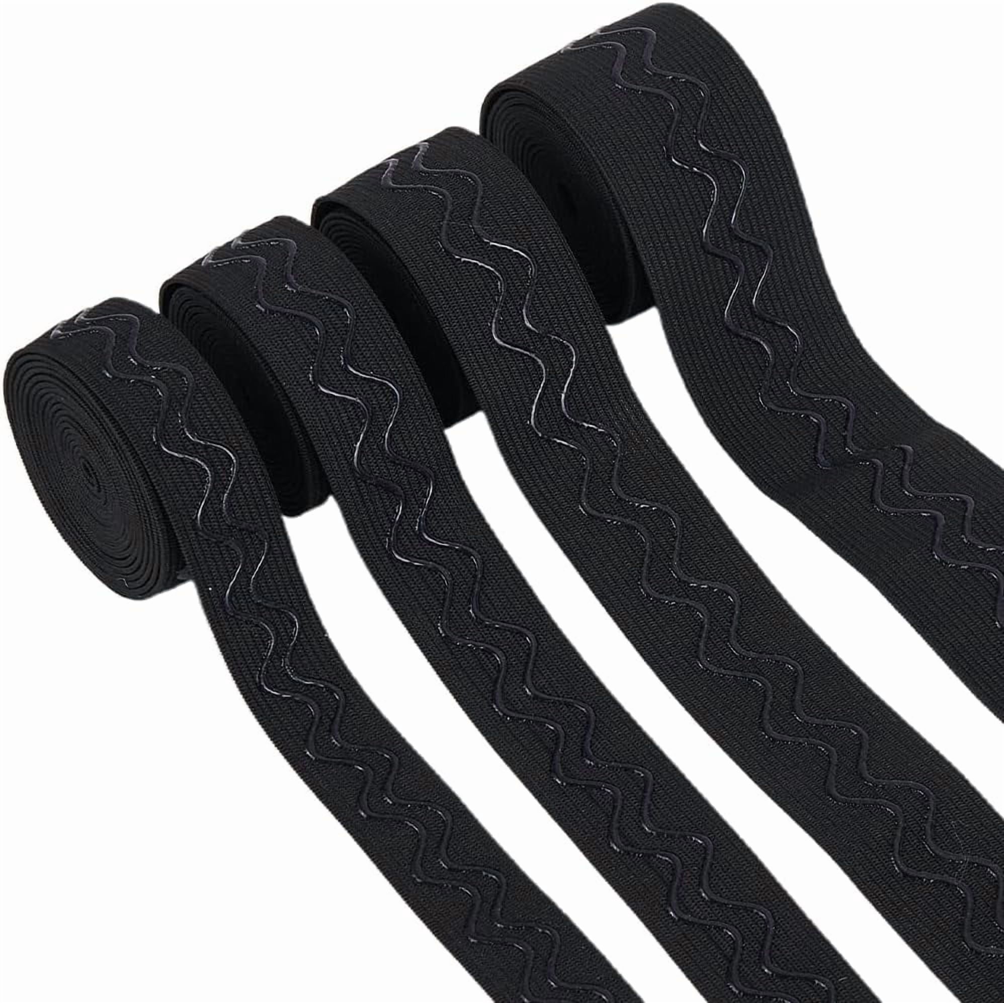 1 set 9 Yards 4 styles Flat Non-slip Transparent Silicone Polyester ...