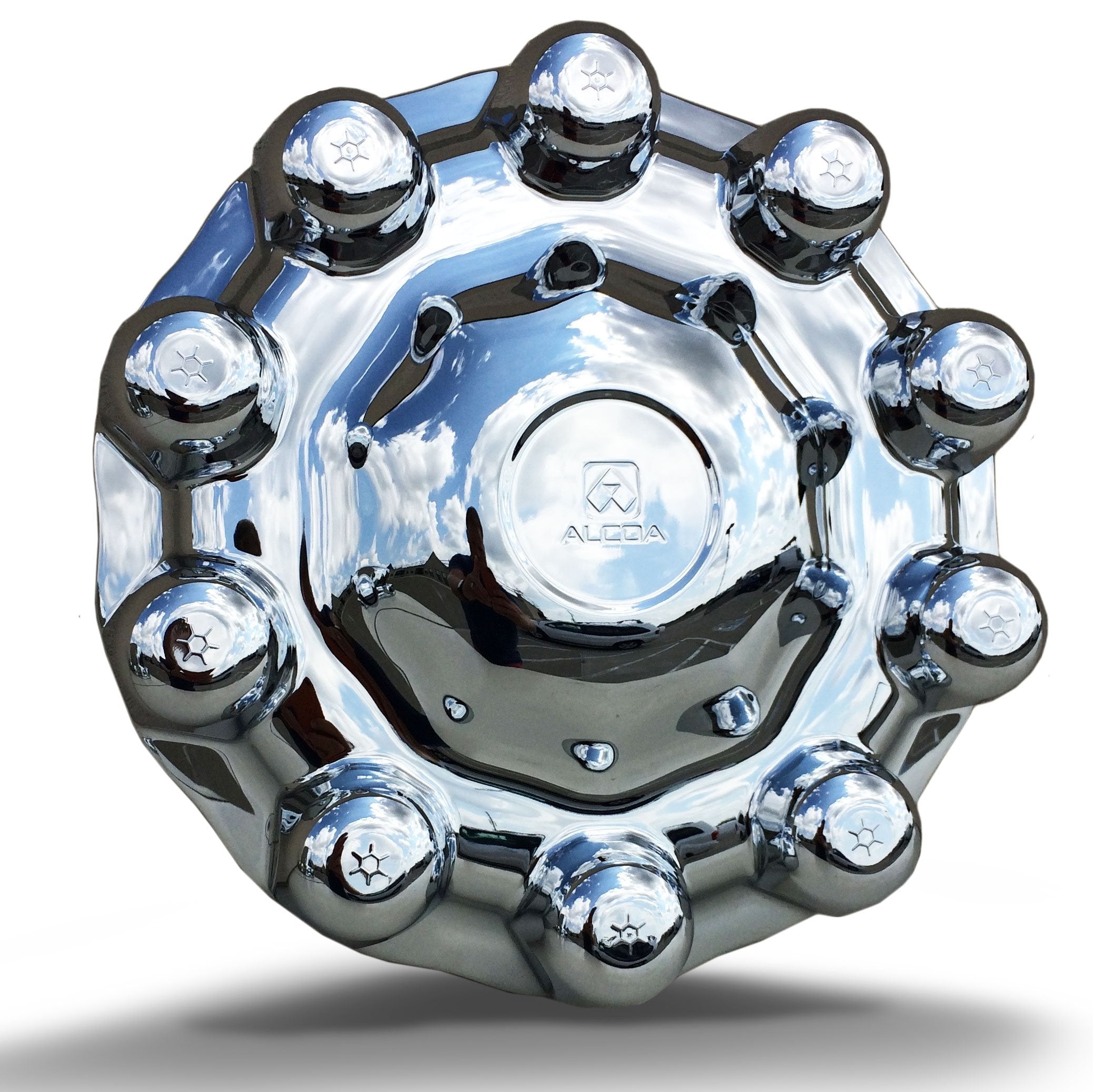 1 set ALCOA One-Piece Front Steer Hub Cover System for 10 Lug, 285.75mm ...