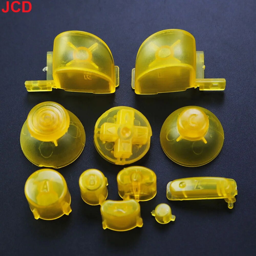 1 Set Analog Stick Cap Buttons Keypads Y X A B Z Buttons Joystick Stick Caps For Gamecube For