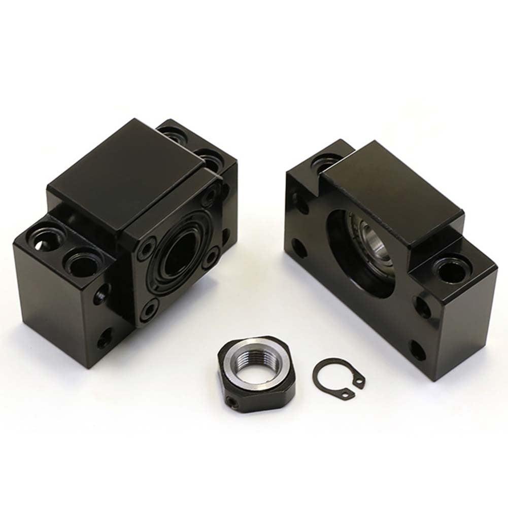 1 set BK40 BF40 fixed floating ball screw end support, ball screw ...
