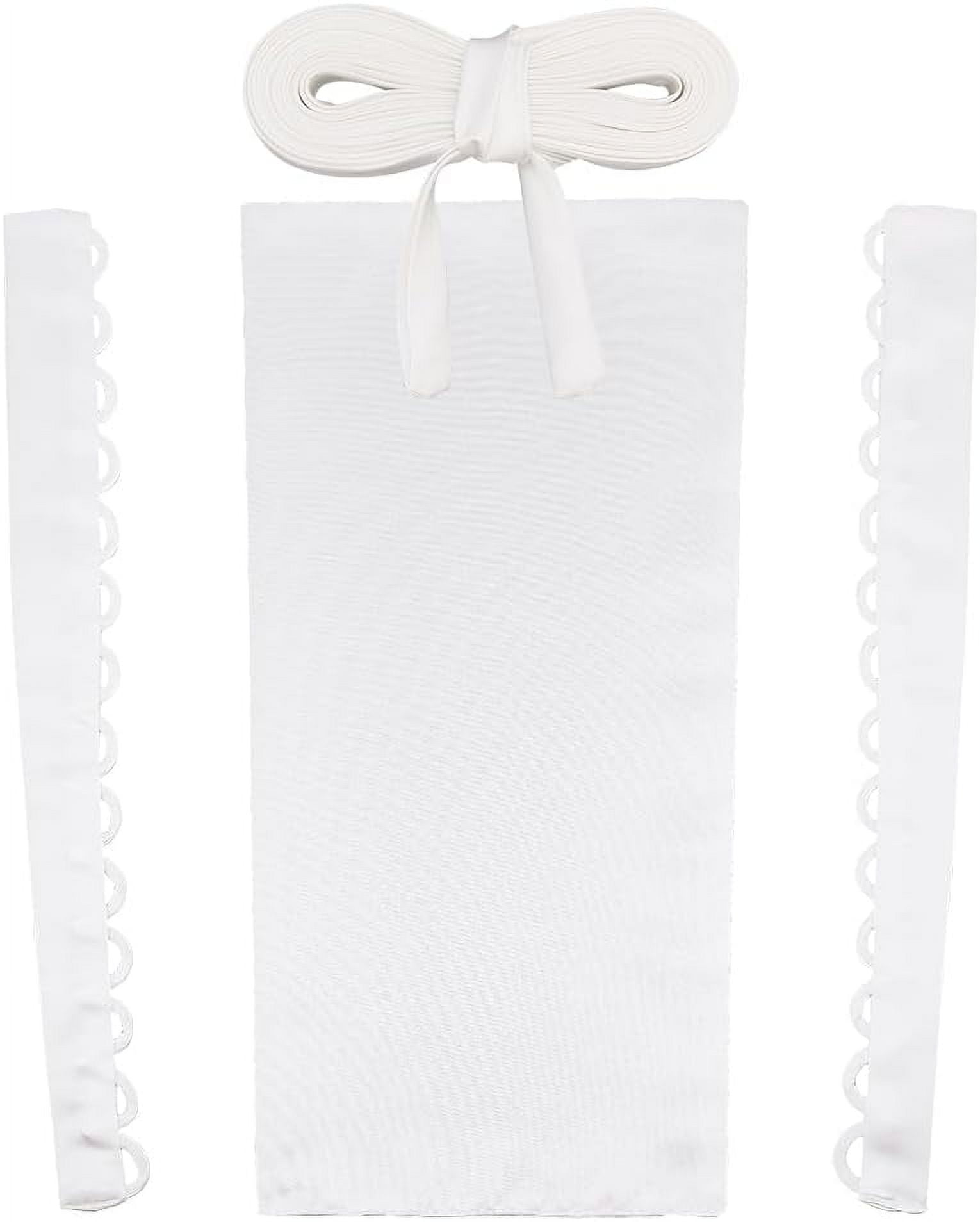 1 set Bridal Dress Zipper Replacement Adjustable Fit Satin Corset Back ...