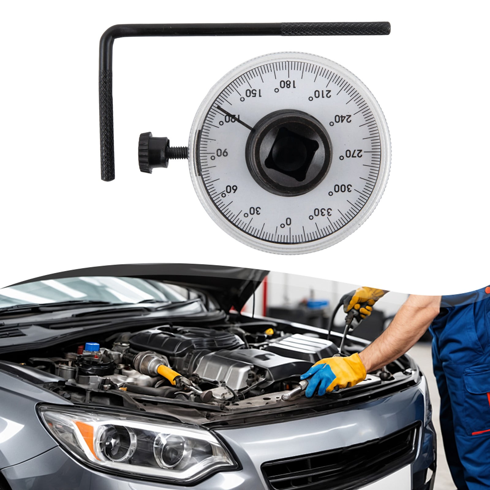 1 set Calibrated Torque Wrench Torquemeter Dial Hand Tool for ...