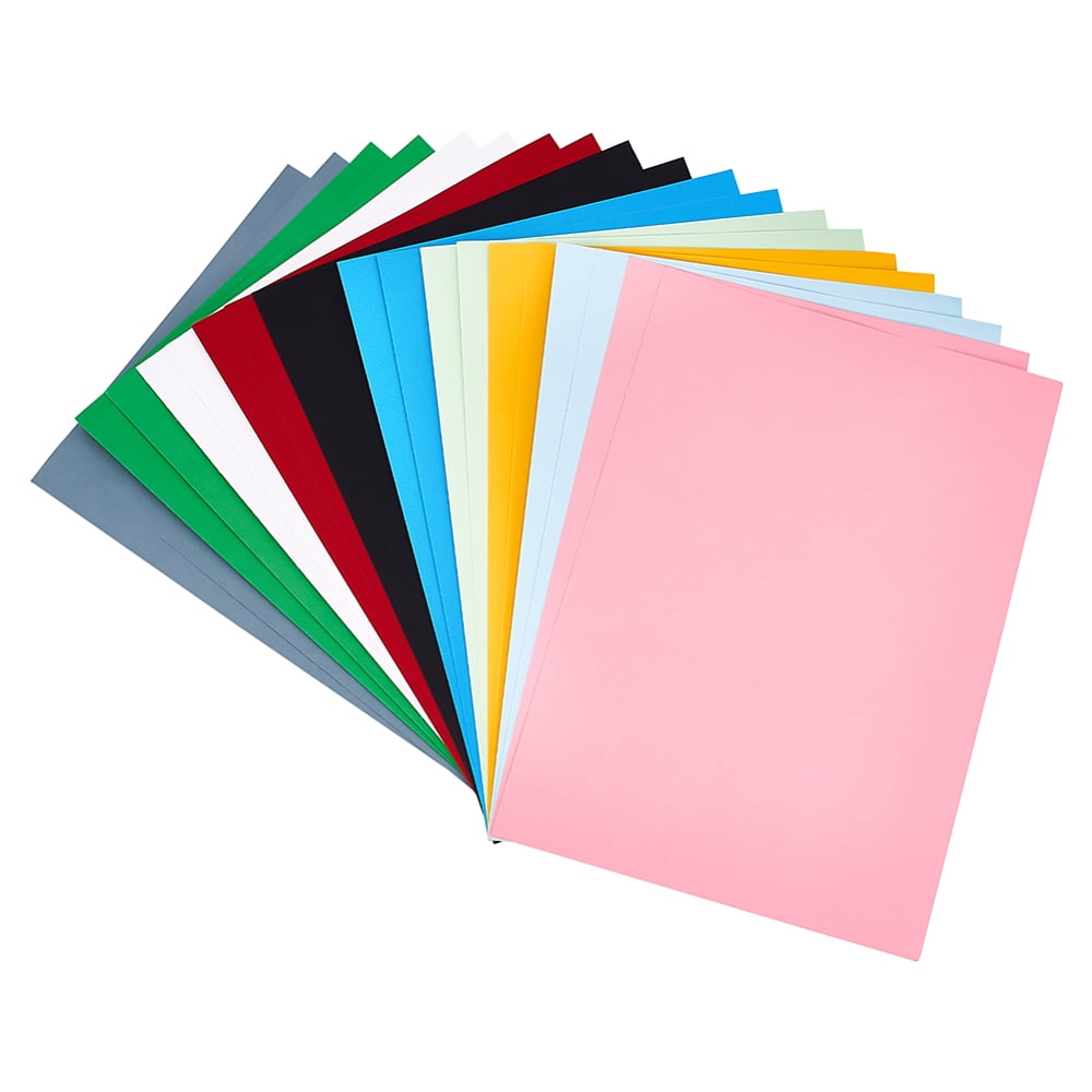1 set Colored Cardstock 10 colors 20 Sheets Construction Paper Heavy ...