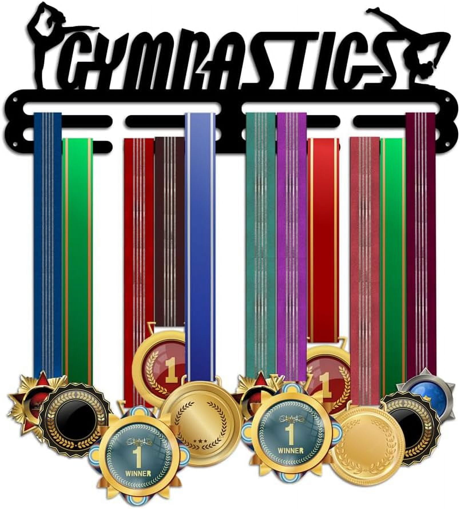 1 set Gymnastics Medal Hanger Medal Display Sports Ribbon Holder ...