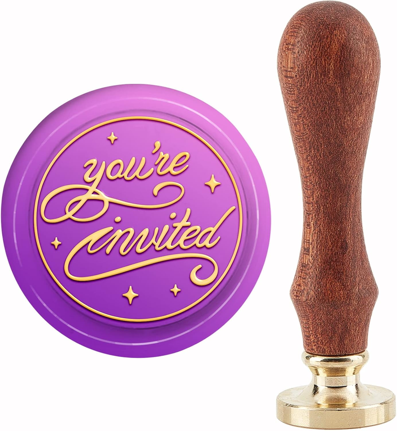 1 set You're Invited Wax Seal Stamp Invitation Sealing Wax Stamp 30mm/1 ...