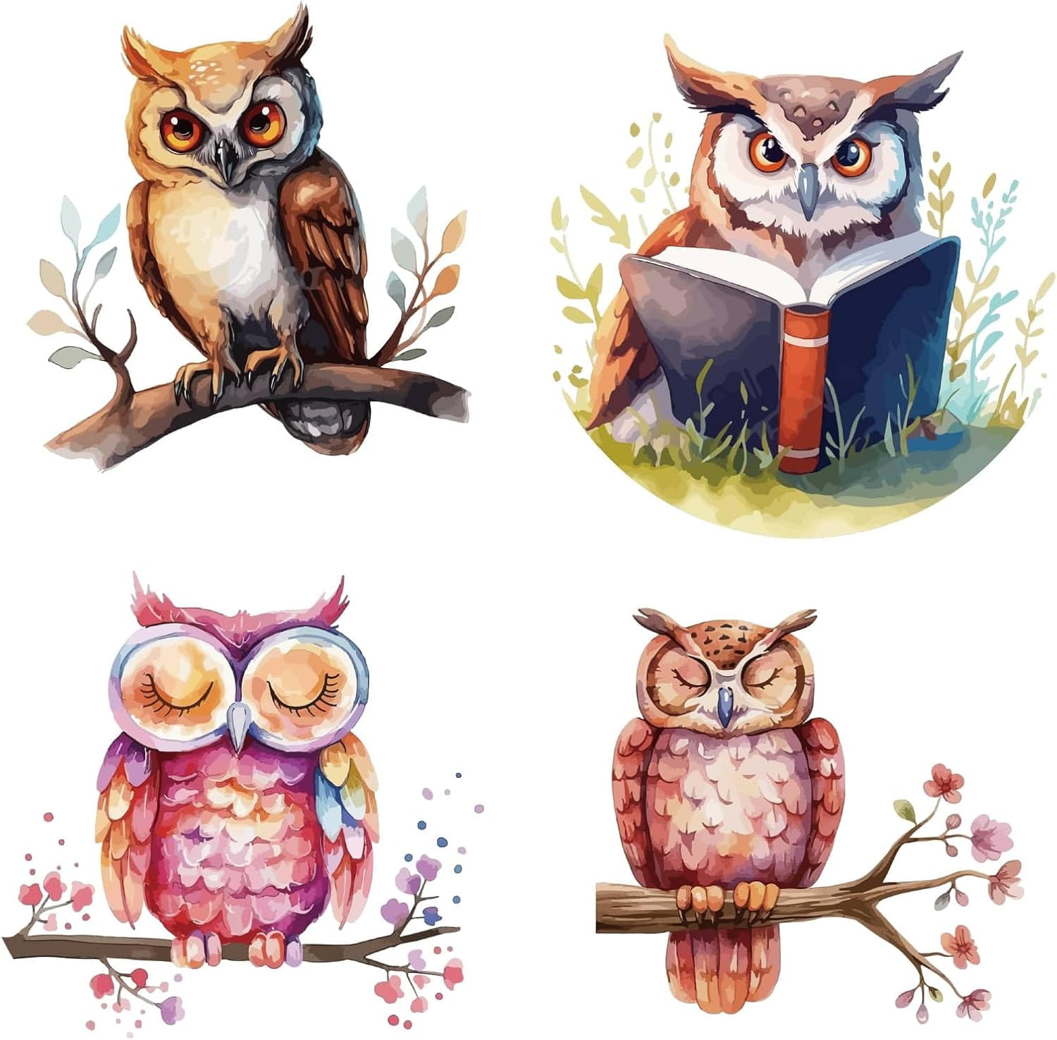 1 set PVC Window Static Sticker Flat Round Shape for Window or Stairway ...