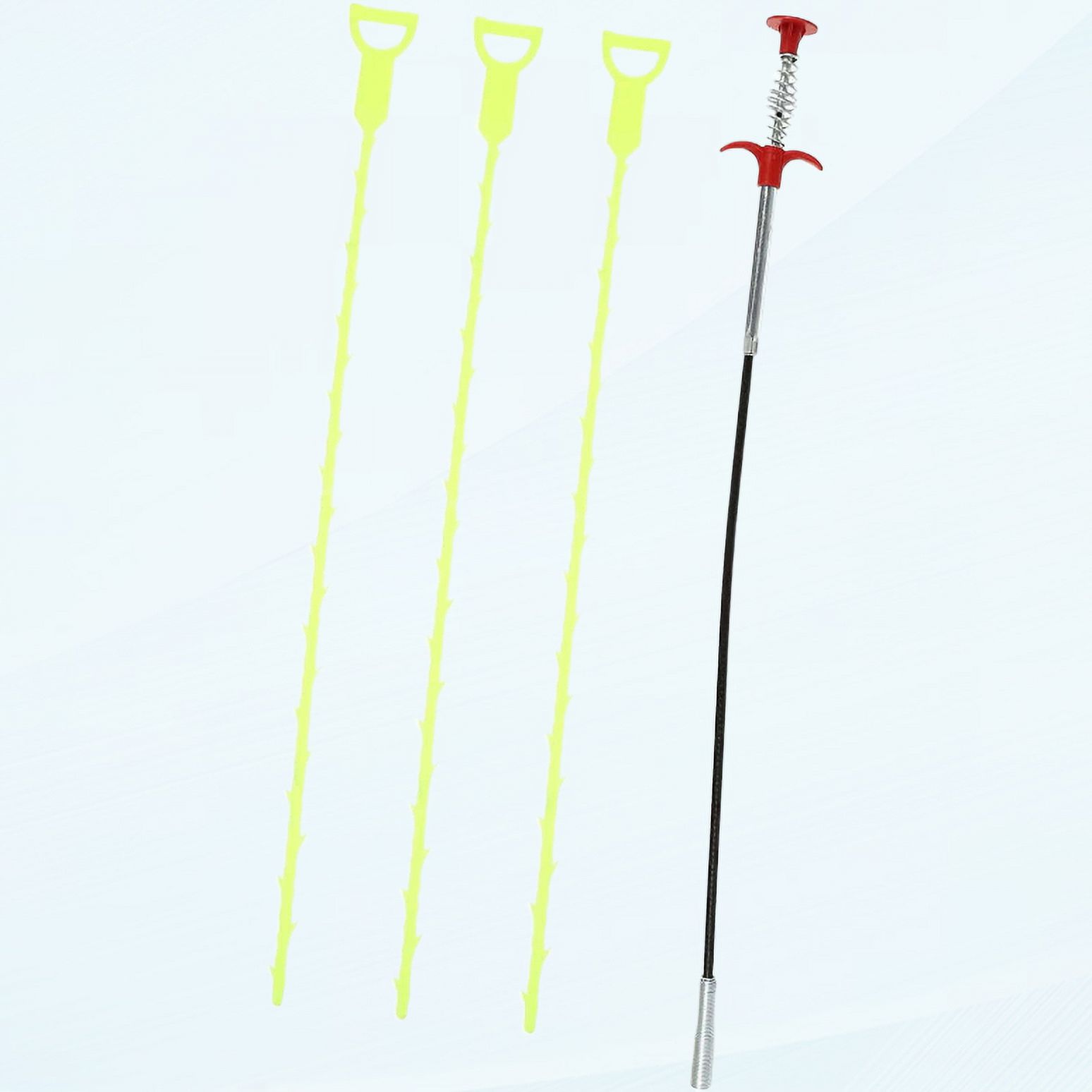 1 set Pipe Hair Clogging Clogged Tool Kitchen Bathroom Plumbing ...