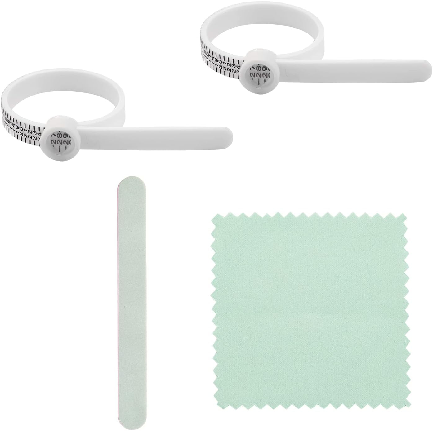 1 set Plastic Ring Sizer UK Official British Finger Measure Gauge ...