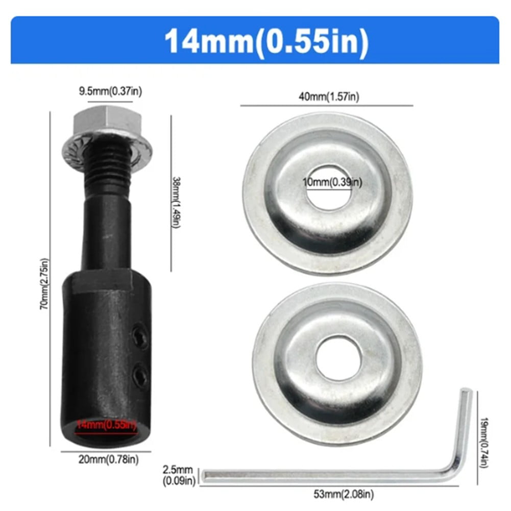 1 set Spindle Adapter for Grinding Polishing 5-16mm Shaft Motor Bench ...