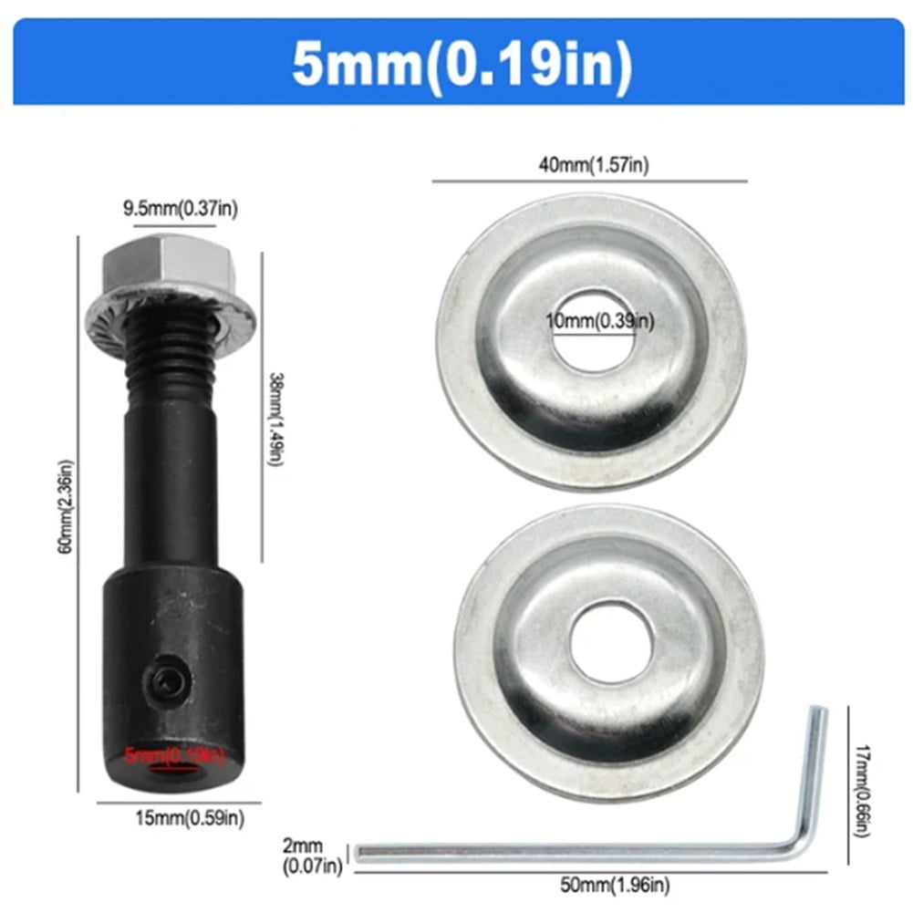 1 set Spindle Adapter for Grinding Polishing 5-16mm Shaft Motor Bench ...