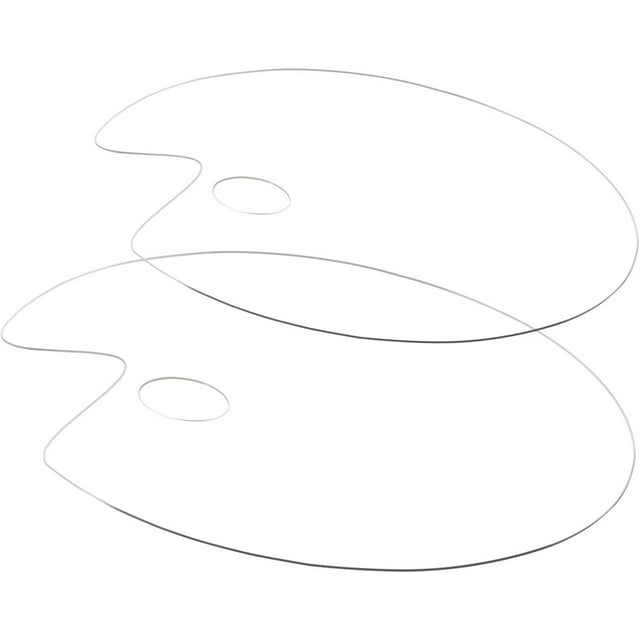 1 set Transparent Acrylic Paint Palette for DIY Art Craft Painting ...