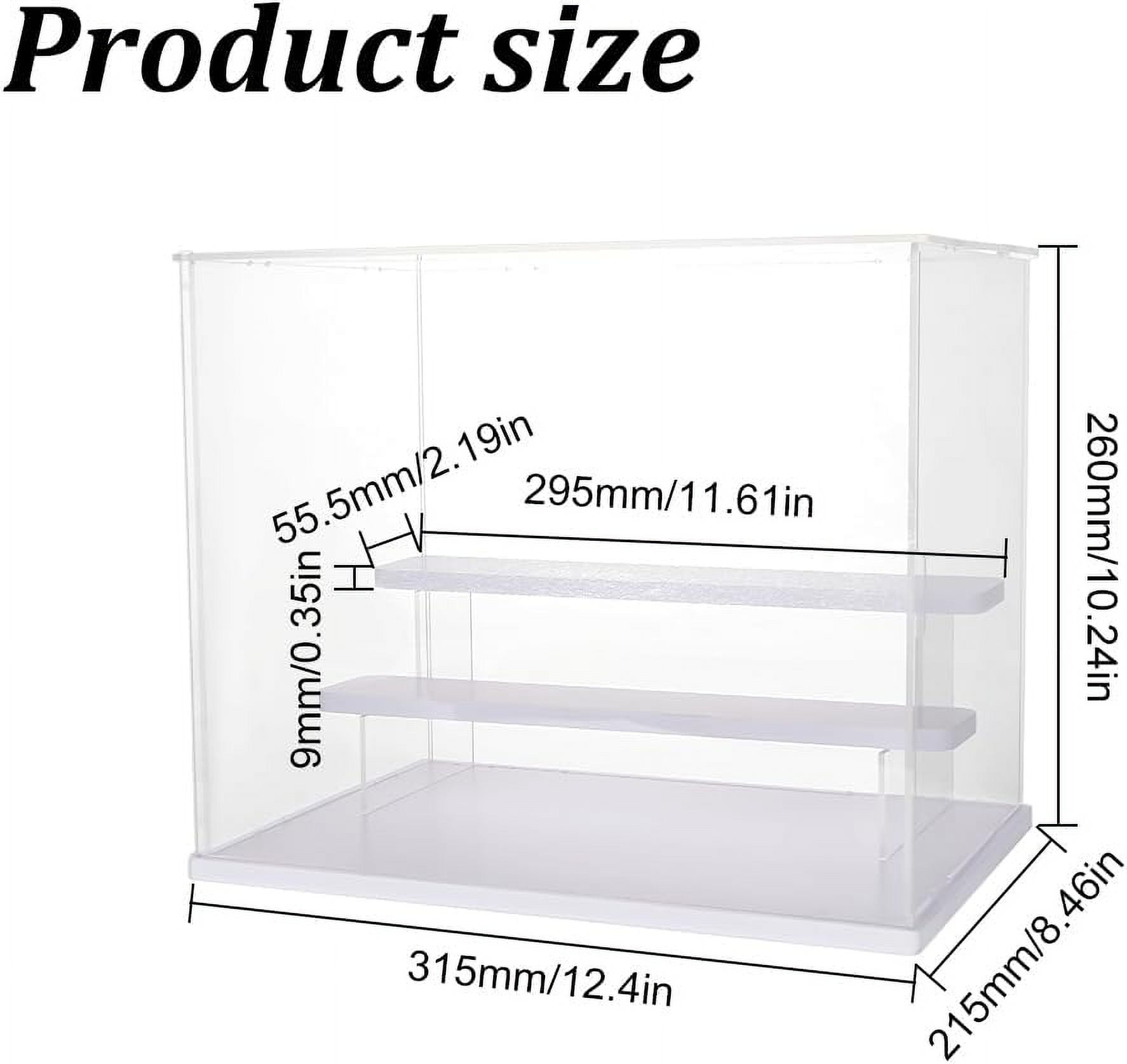 1 set Transparent Plastic Minifigures Display Case 3-Tier Holder Risers ...