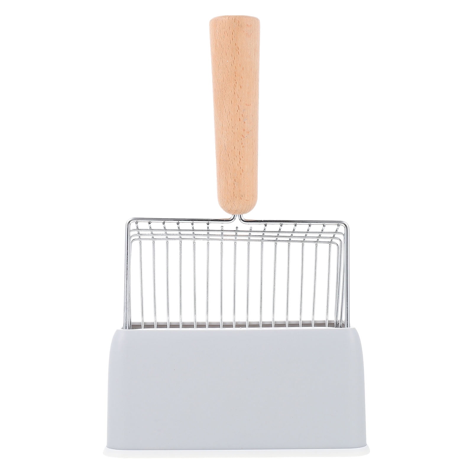 1 set cat poop shovel with wooden handle for home assorted color iron ...