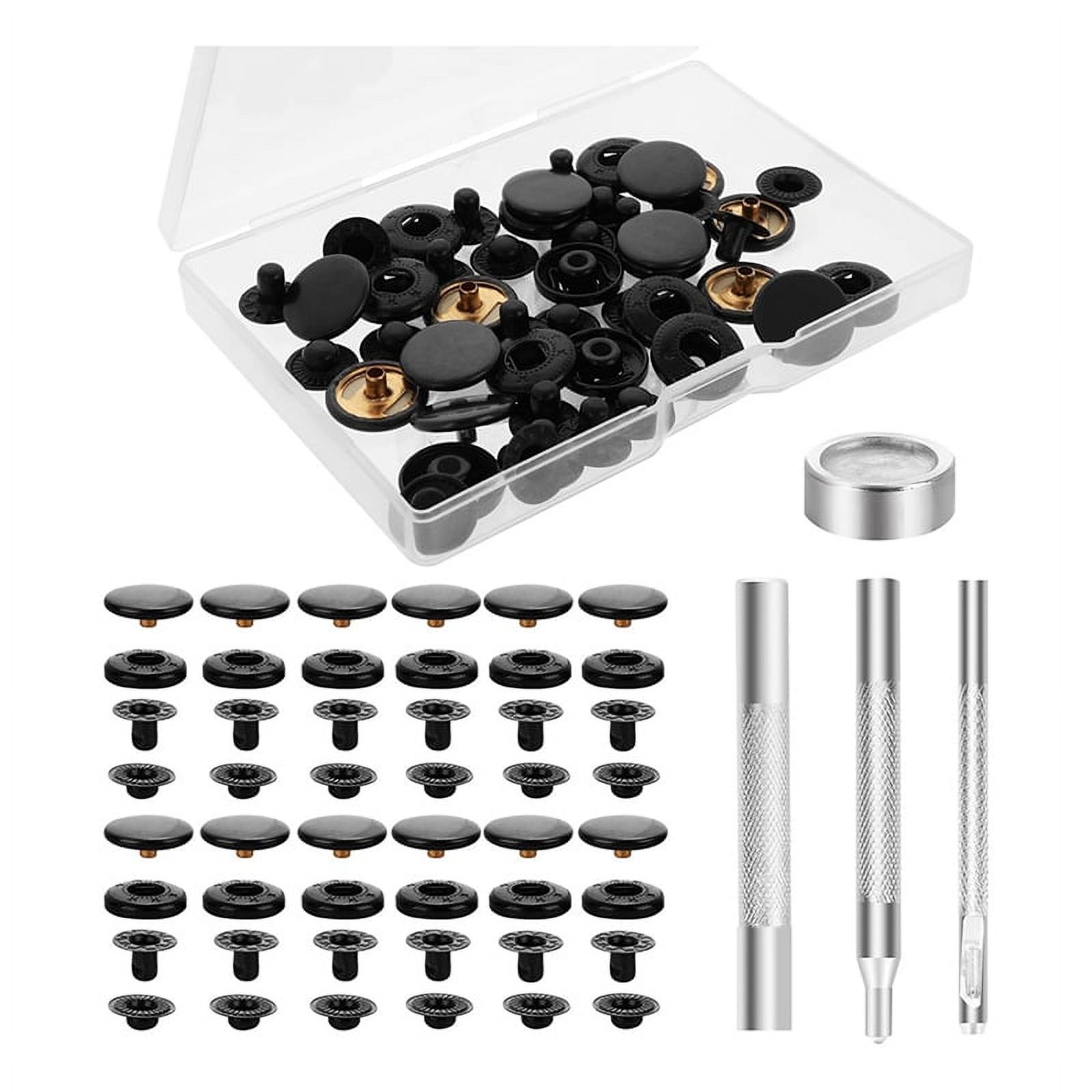 1 set * leather snaps and fasteners kit-As Shown - Walmart.com