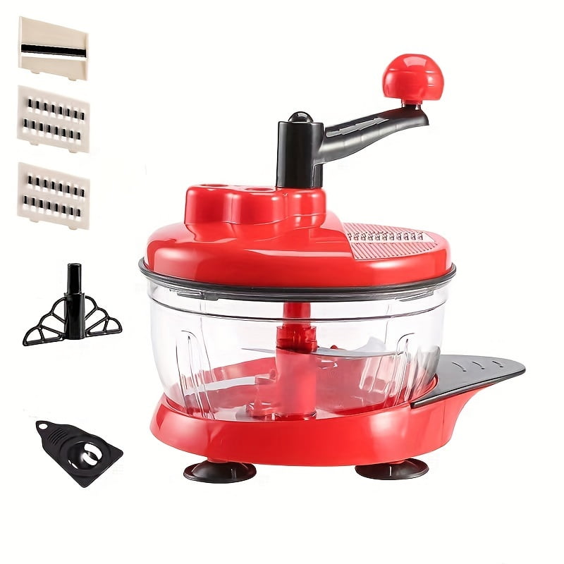 1 set, manual meat grinder, manual shaking mixer, multifunctional ...