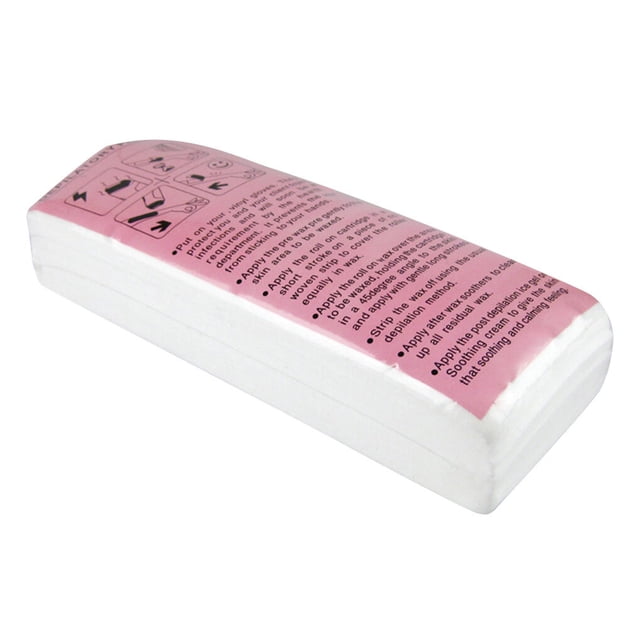 1 set of 100pcs Hair Removal Paper Waxing Strips Non-woven Body ...
