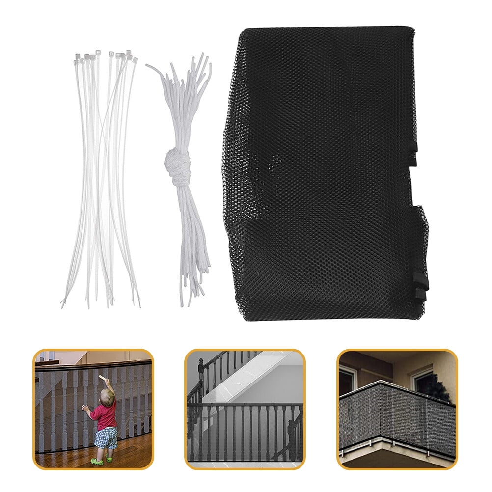 1 set of Balcony Fence Net Guard Net Kids Pets Safety Net Window Fence ...