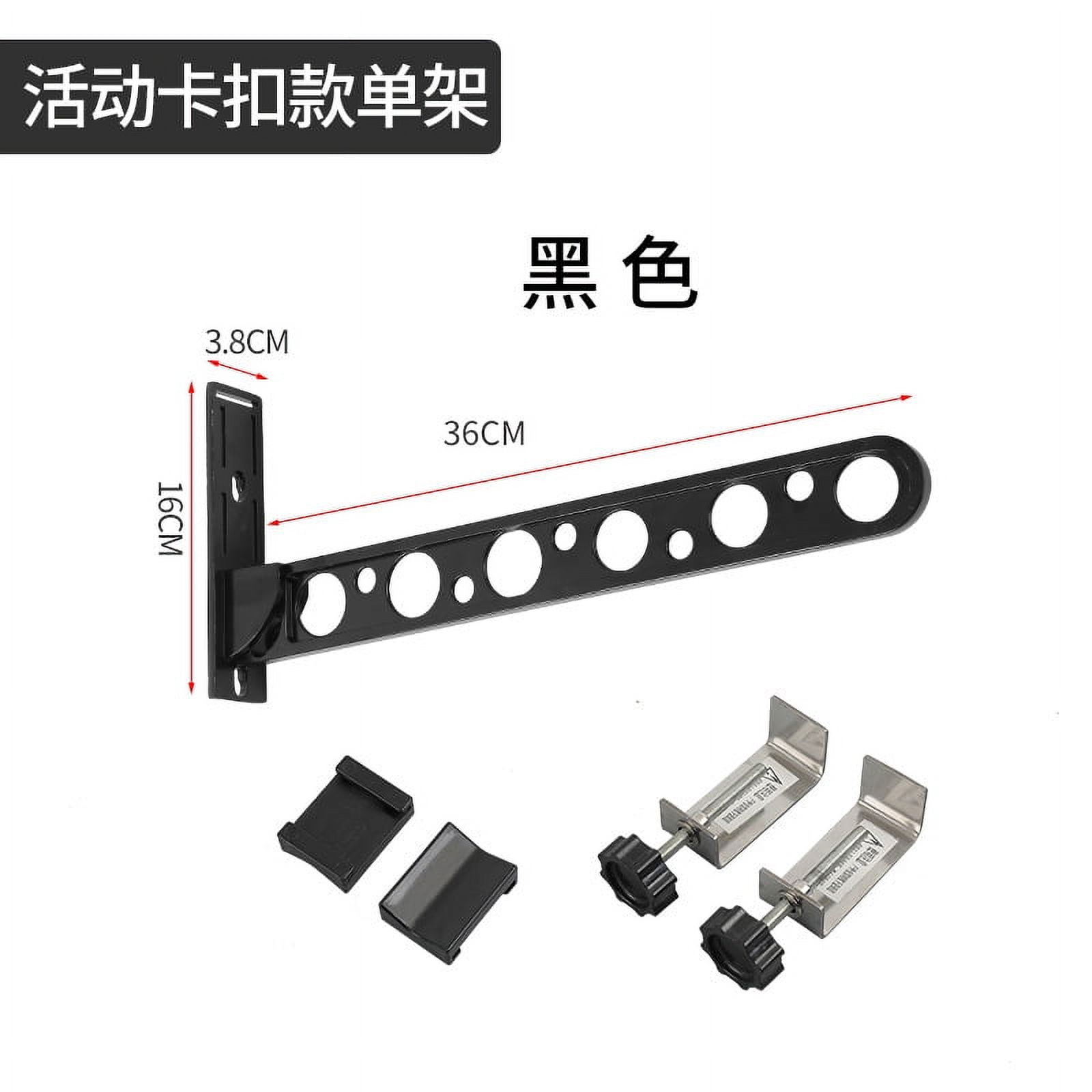 1 set of Clothes Hanger Holder Laundry Room Hanger Wardrobe Wall ...