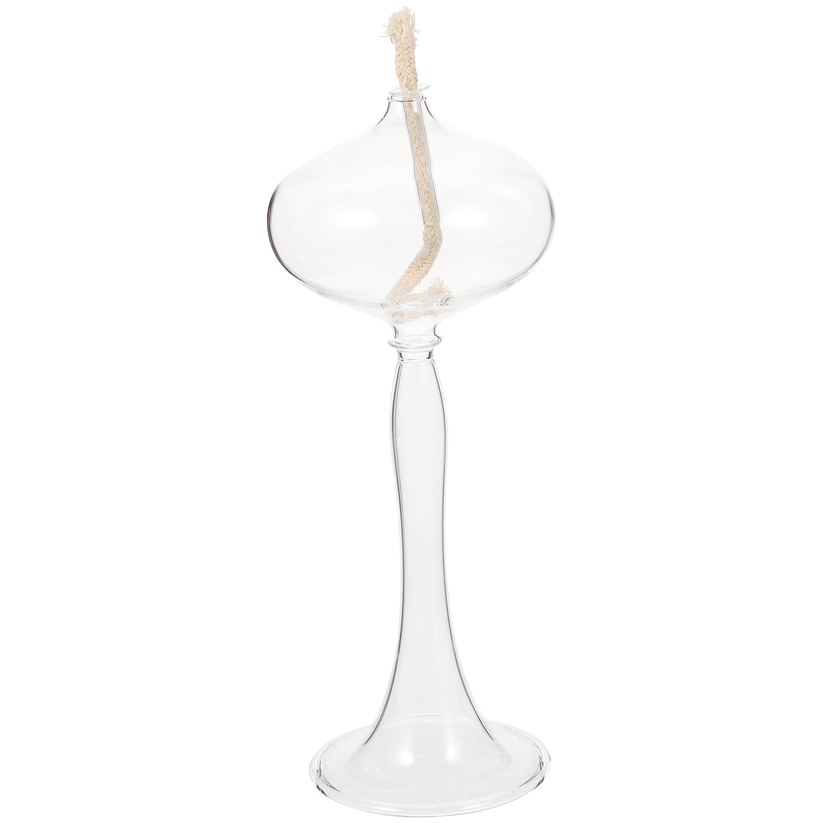 1 Set of Transparent Kerosene Oil Lamp Glass Light with Wick - Walmart.com