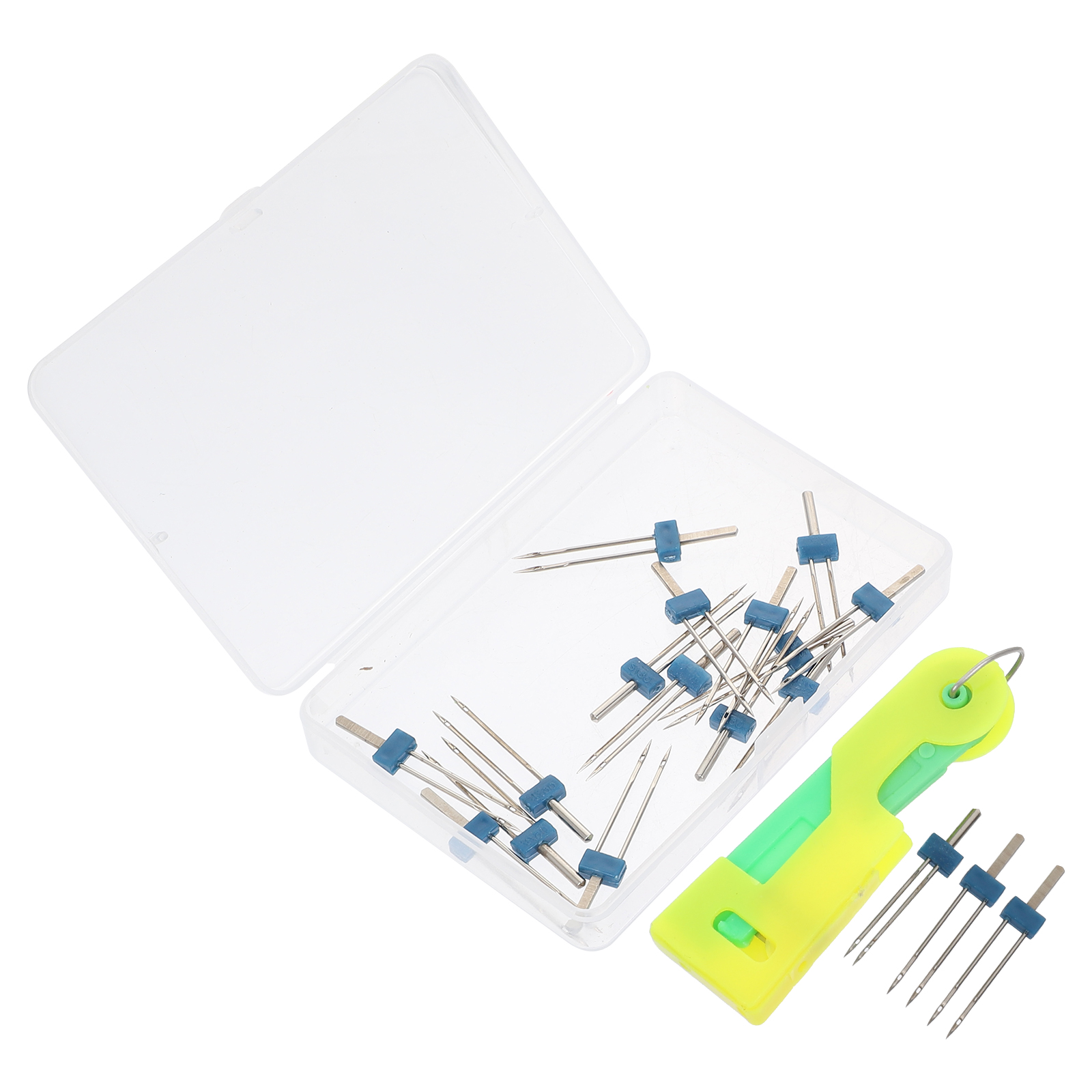 1 set of Twin Needle Sewing Machine Needles Universal Double Needles ...